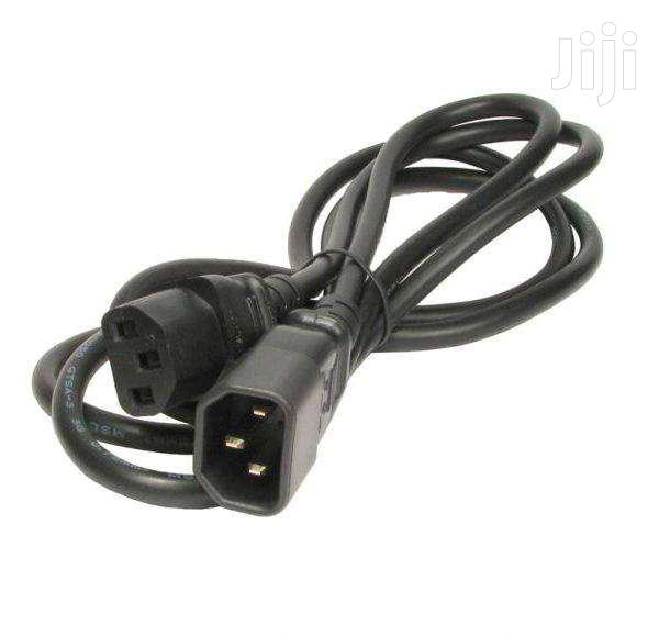 Back to Back Power Cable – Black – TELKOS STORE